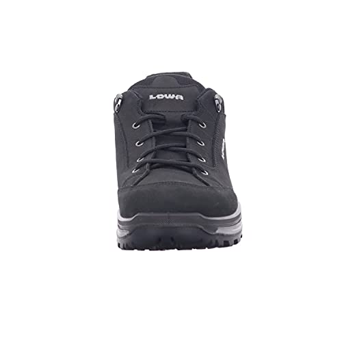Lowa Mens Renegade GTX Lo Nubuck Leather Black Graphite Shoes 10.5 US