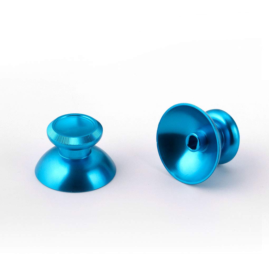 Metal Thumbsticks Joysticks for Xbox One, Aluminum Alloy ABXY Bullet Buttons Analog Grip Replacement Parts for Xbox One, for Xbox One S/X/Series X Controllers with Installation Tools(Blue)