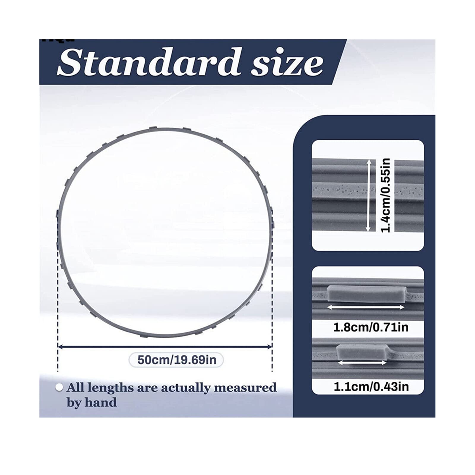 LINGYAO DC62-00344A Dryer Front Panel Air Seal Compatible with Samsung Dryer DV48H7400GW, DV400GWHDWR Replaces: AP5916629, PS4276050