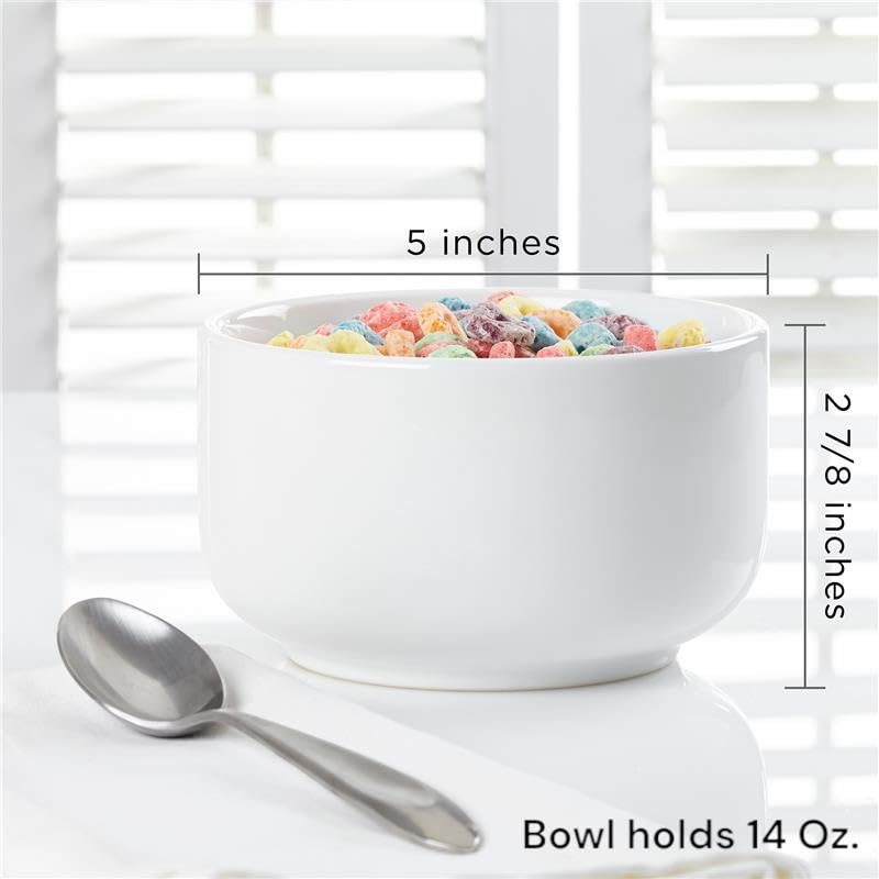 Personalization Universe Custom Ice Cream Shoppe 14 oz. Bowl - Heavyweight Stoneware, Chip-Resistant, Personalized with Any Name - Perfect Couples, Mom, Dad, Boys,Girls - Dishwasher & Microwave Safe