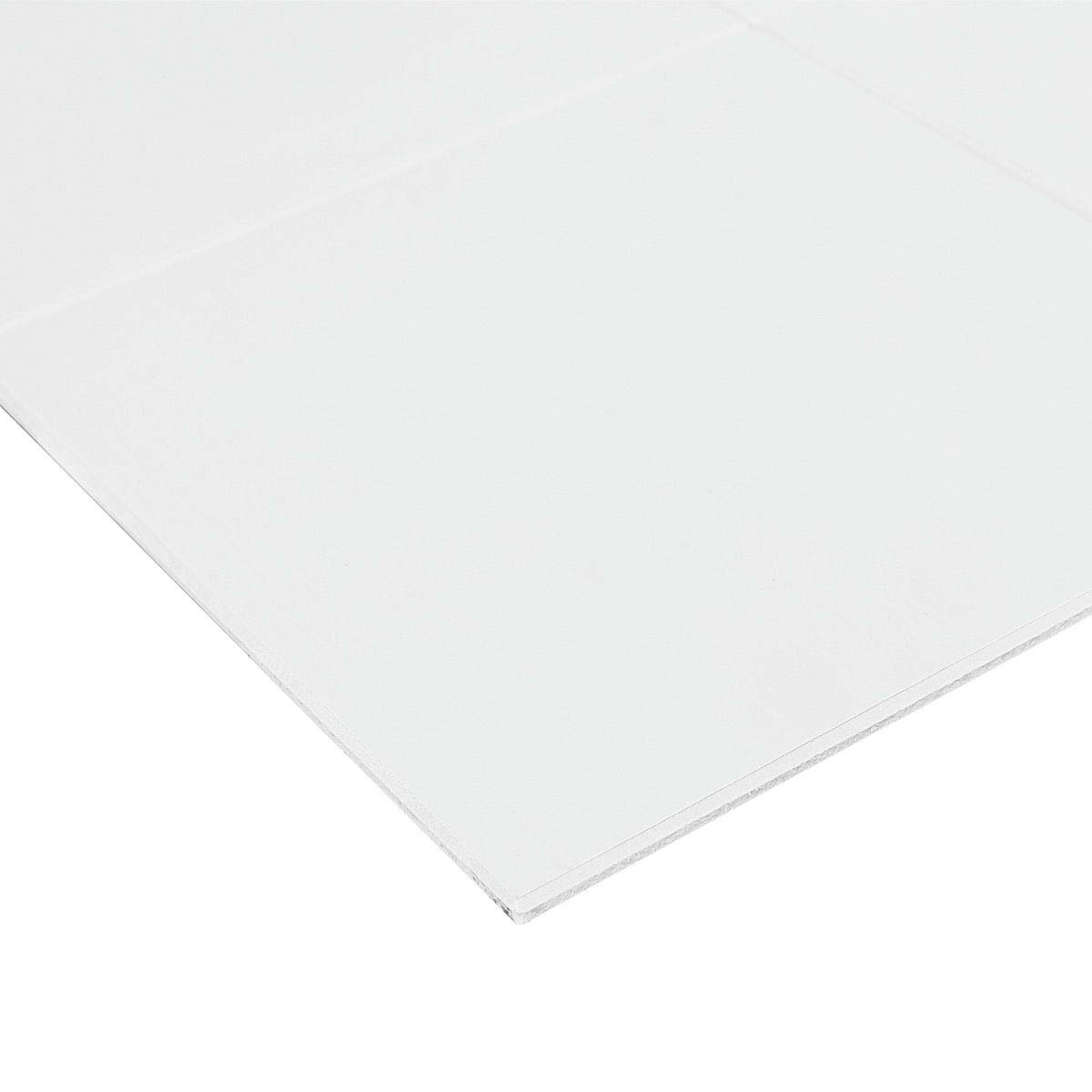 Luxe Core Square White 6 in. x 0.18 in. SPC Peel and Stick Tile Sample