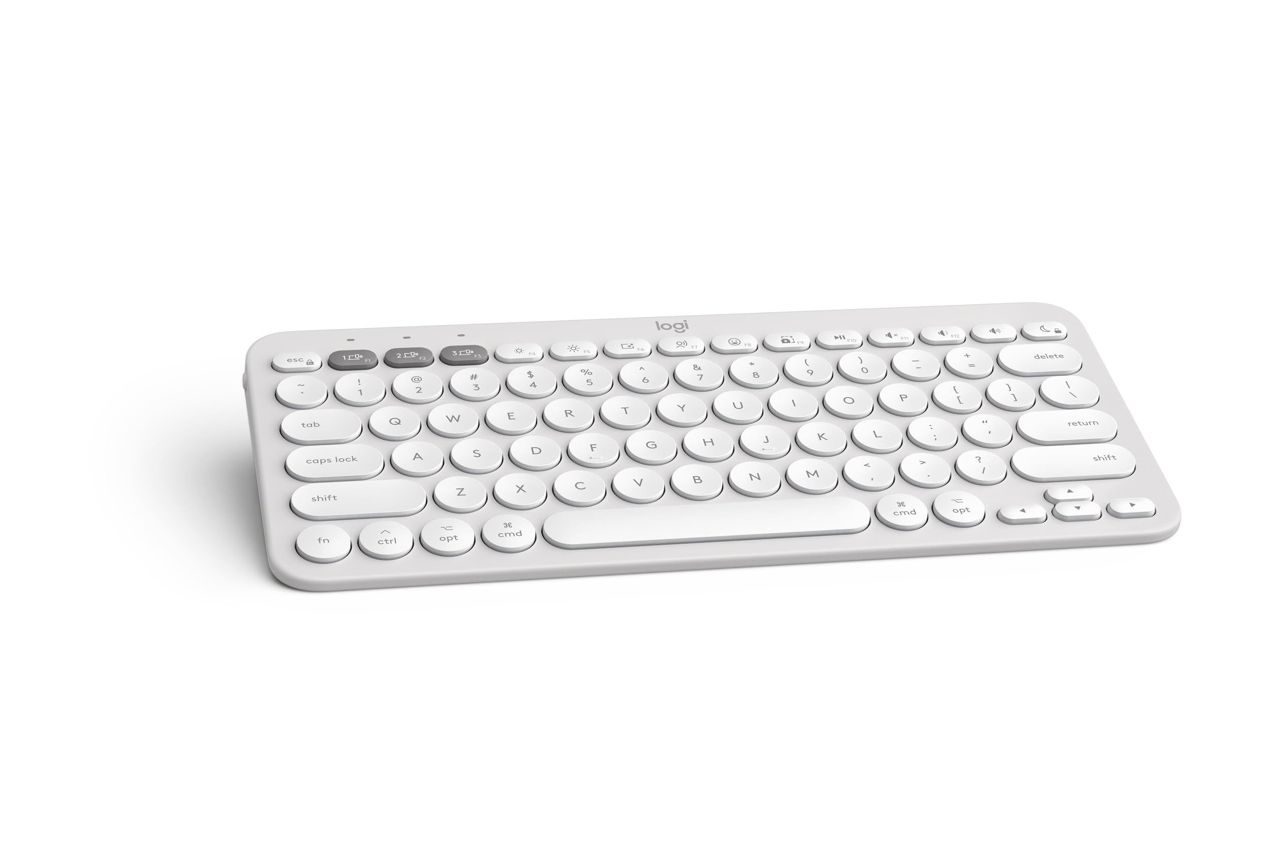 Logitech K380 Multi-Device Bluetooth Keyboard for Mac, Off White