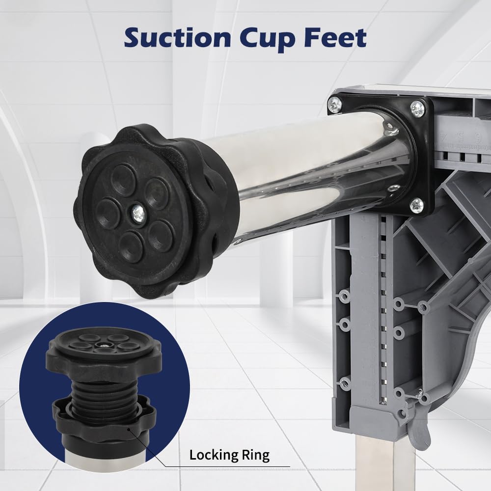 LUCKUP Washing Machine Stand Refrigerator Stand with 4 Heavy Duty Feet (Height: 9.4"-10.4") Washer Pedestal Adjustable Base for Washer and Dryer, Fridge, Max Load 330LB/150KG