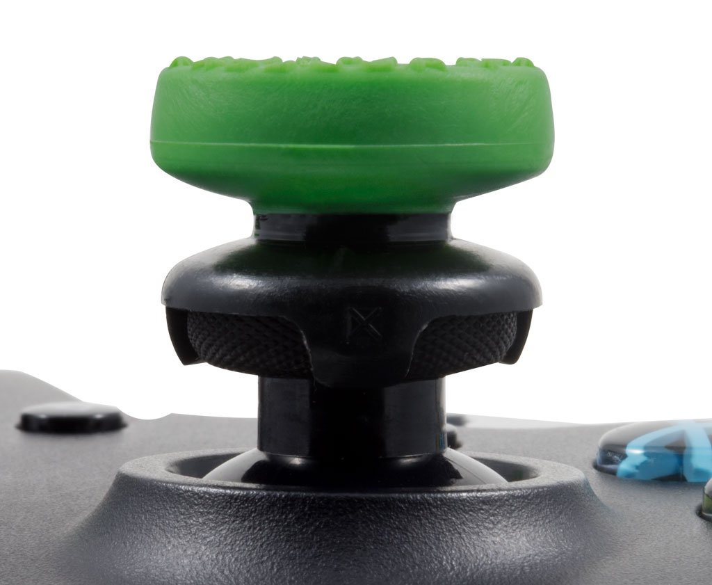 KontrolFreek FPS Freek Call of Duty Modern Warfare for Xbox One Controller | Performance Thumbsticks | 1 Low-Rise Convex, 1 High-Rise Concave | Green