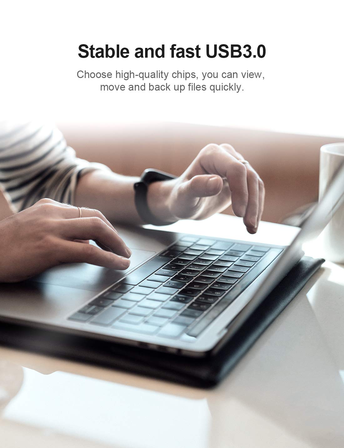 Netac Thumb Drive 32GB Flash Drive 3.0 USB Sticks 32GB Jump Drive, Read Speeds up to 90MB/s