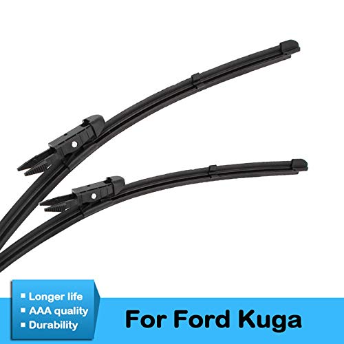 LYSHUI Car Windshield Wiper Blade Rubber,for Ford Kuga MK1 MK2 2008 2009 2010 2011 2012 2013 2014 2015 2016 2017 2018