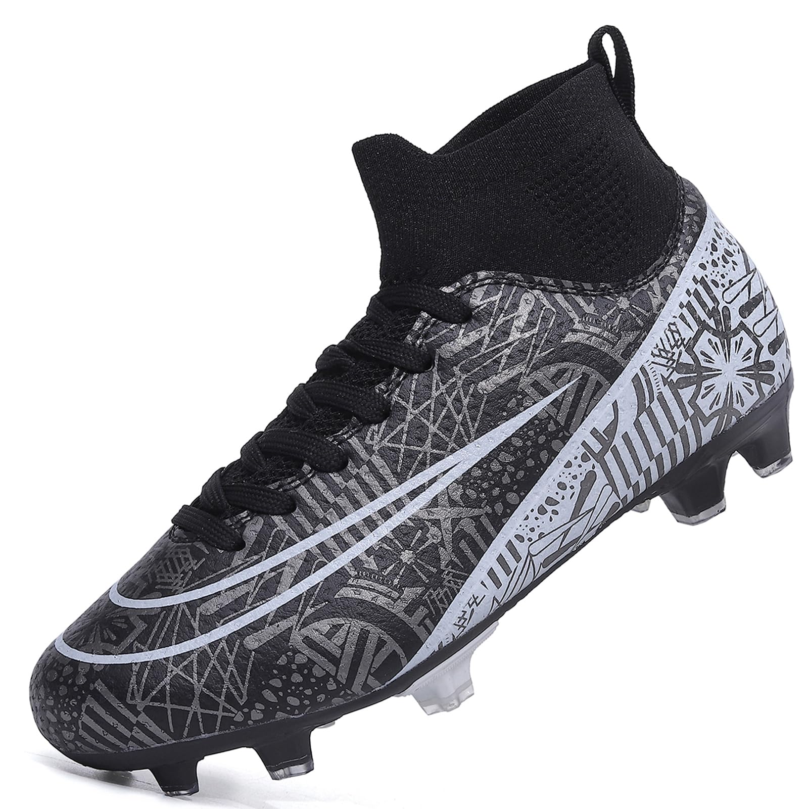 Mens Soccer Cleats Women Football Cleats Tacos De Futbol para Hombre Soccer Shoes Football Shoes for Turf Futsal Shoes Cleats Football Turf Cleats Professional Football Training Boots AG FG
