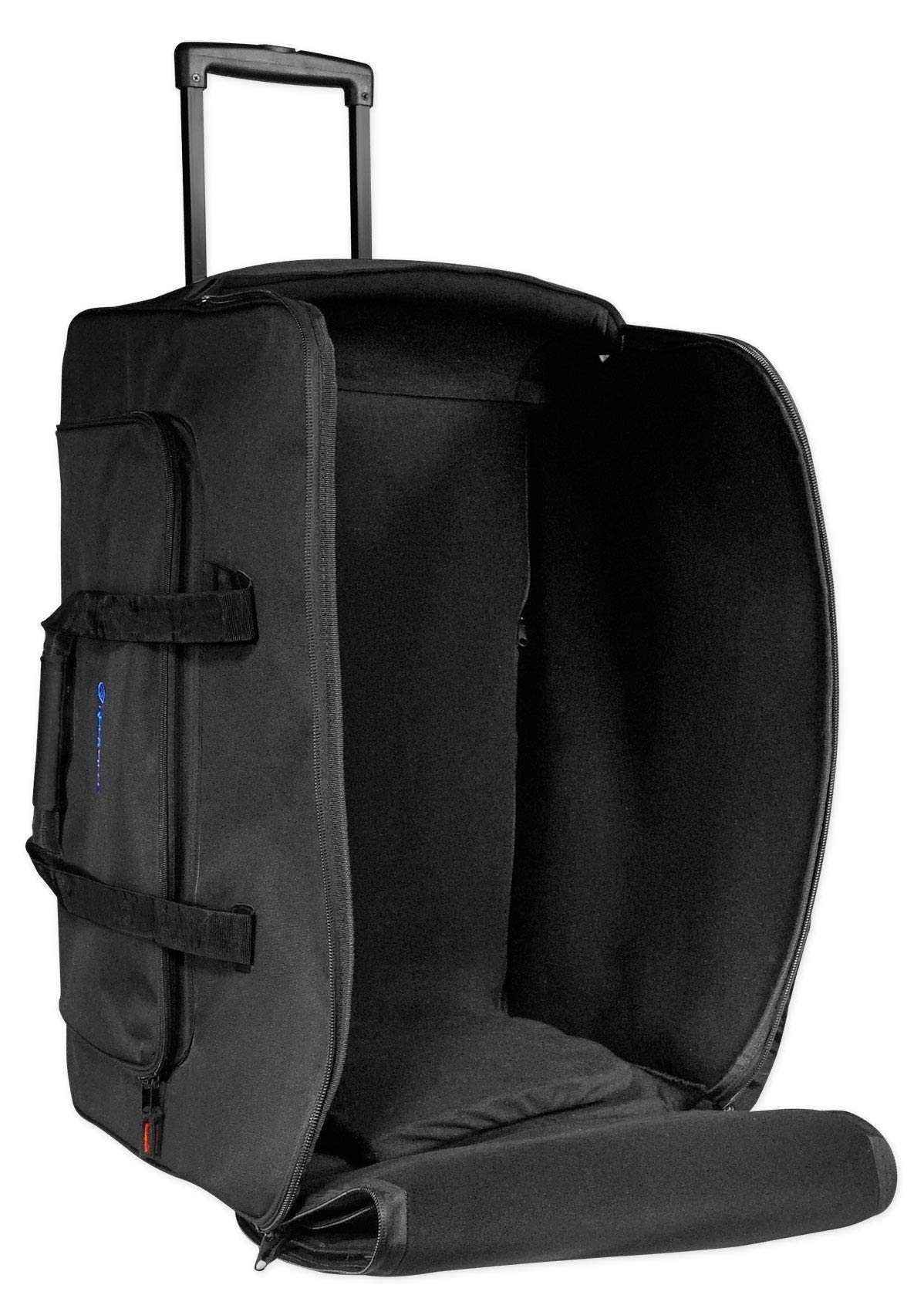 Rockville Rolling Travel Bag for Most 15" DJ PA Speakers w/Handle+Wheels (SB15)