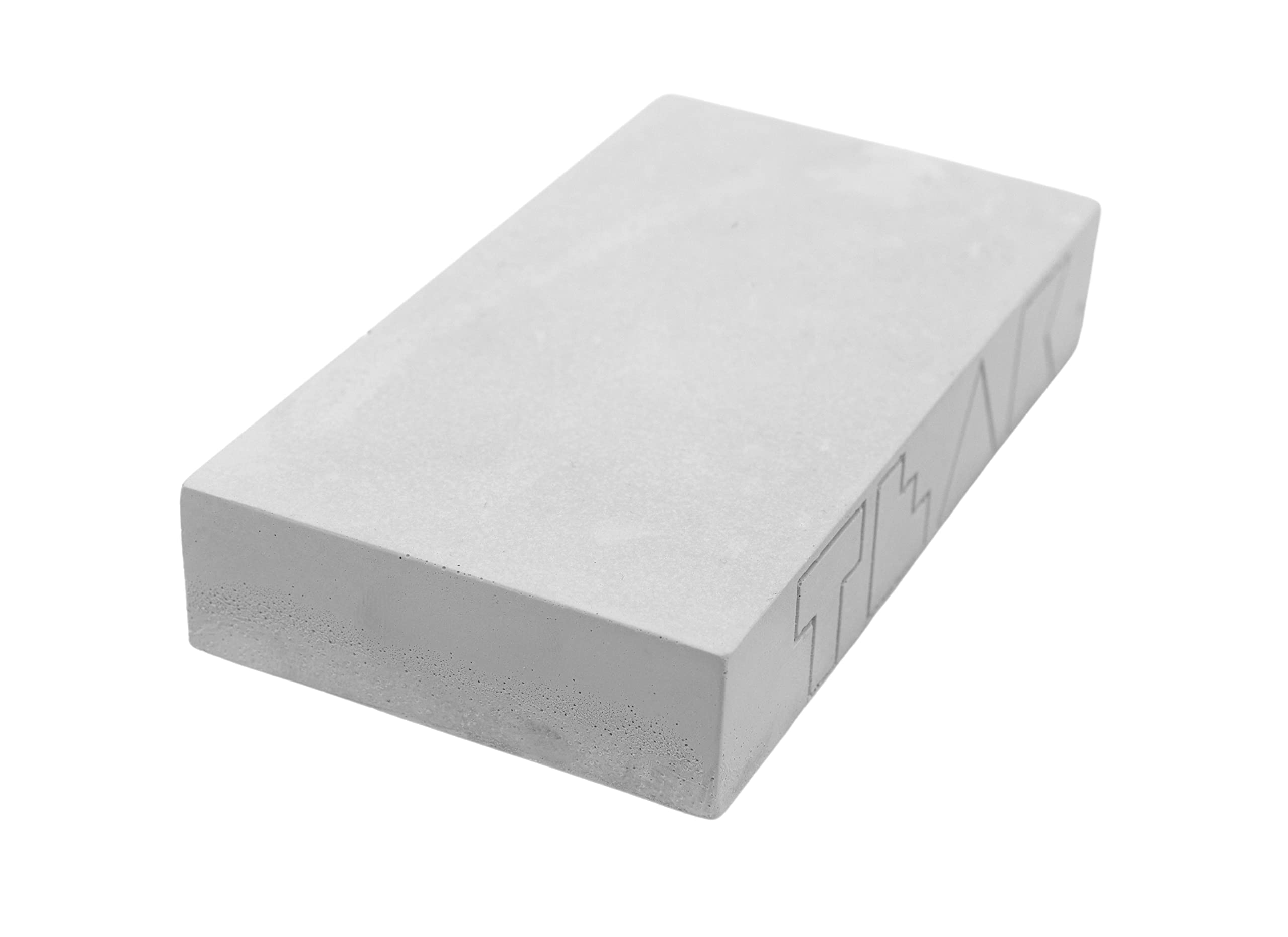 Teak Tuning Monument Series Concrete Fingerboard Obstacle, Big Slab Manual Pad - 5.5" Wide, 3" Long, 1" Tall - Ultra Premium, Super Durable Polymer Modified Concrete - Sterling Gray Colorway