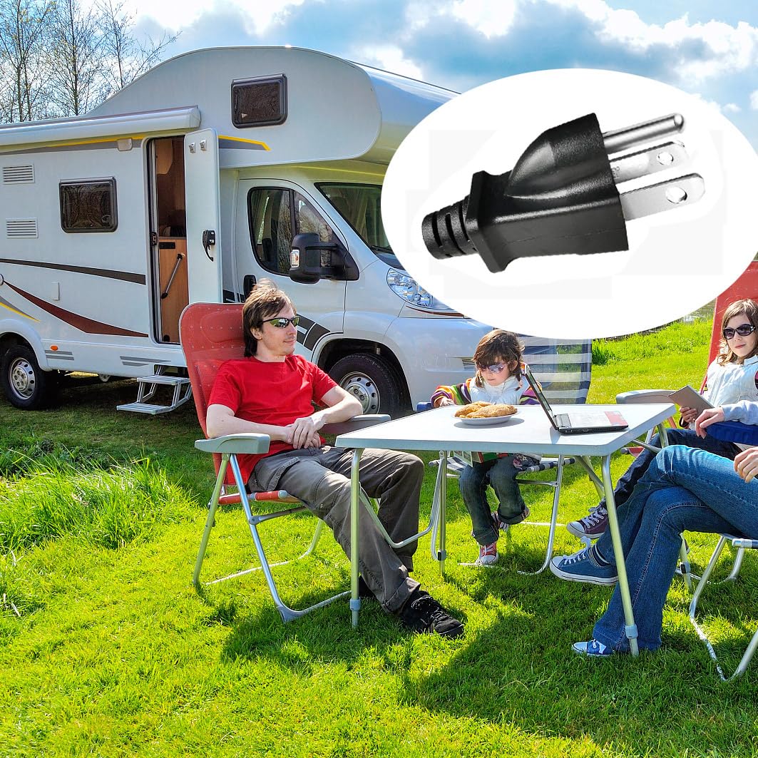 Neutral Ground Bonding Plug for Portable Inverter Generator Surge Guard Generator with Floating Neutral on RV.Camper for Open Ground Error. Compatible with EcoFlow/Honda/Champion generators