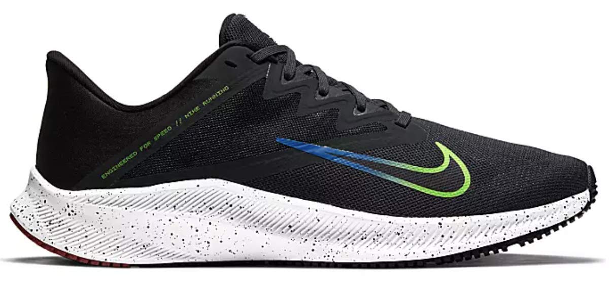Nike Men's Quest 3 Running Shoes (DK-Smoke Grey/Black-Smoke-Game Royal, 10)