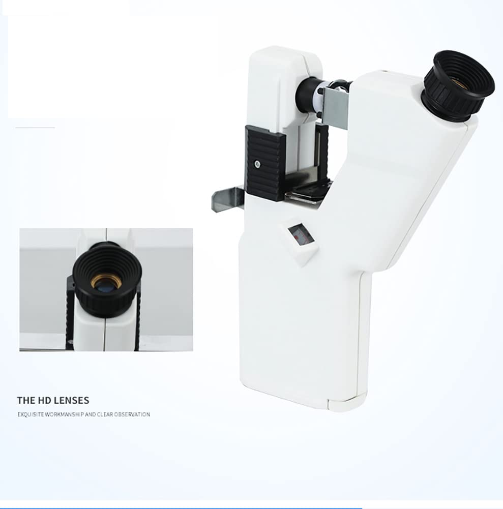 WIKINK Portable Optical Lensmeter, Optometry Lensometer, Spectacle Lens Scanner, Eyeglass Testing Equipment, Manual Focimeter