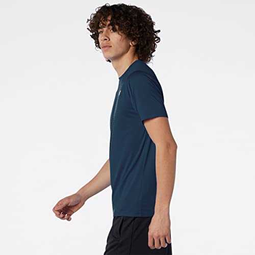 New Balance Men's Accelerate Short Sleeve, Eclipse , XX-Large