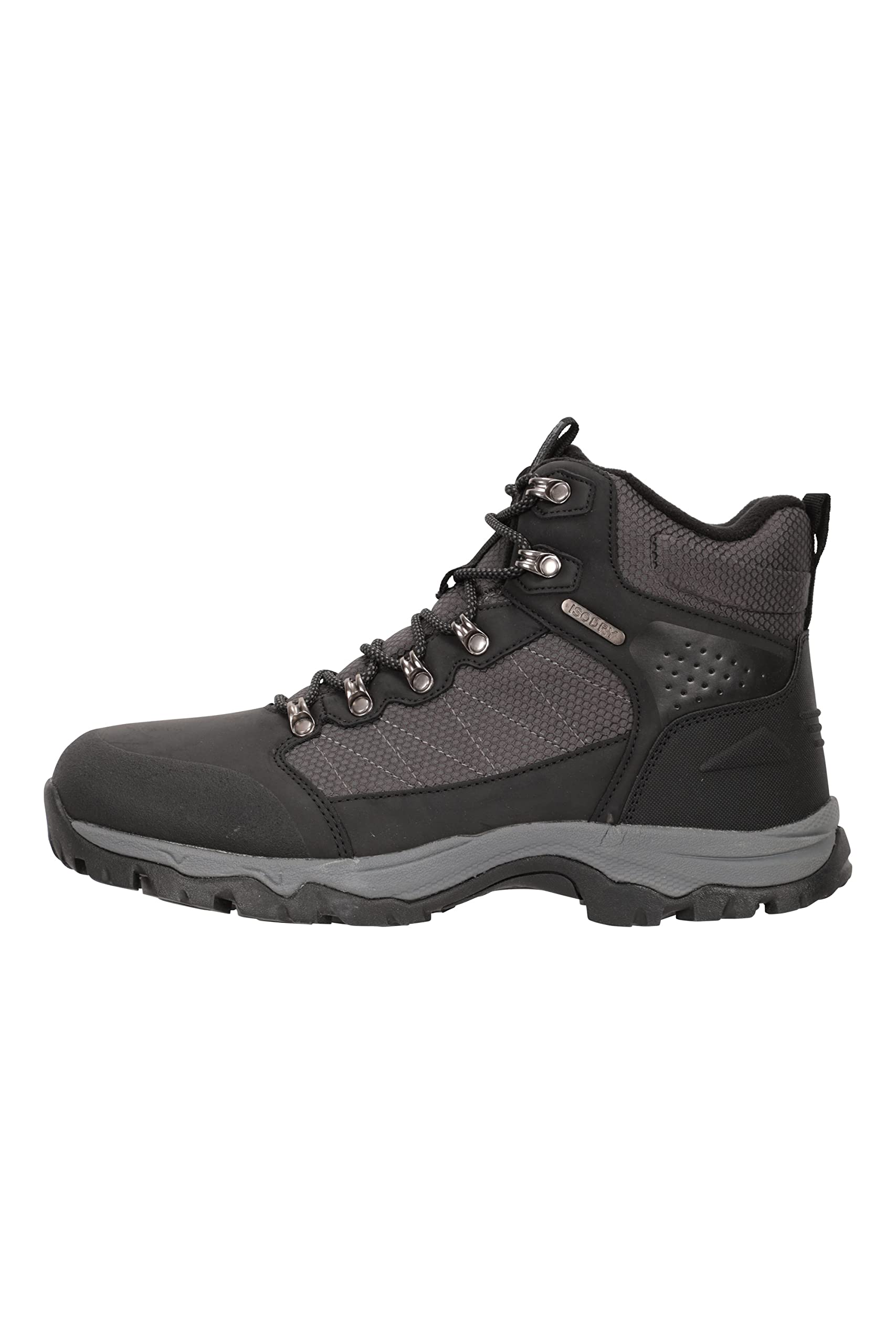 Mountain Warehouse Iceberg Mens Waterproof Boots -Winter Hiking Shoes Jet Black 10 M US Men