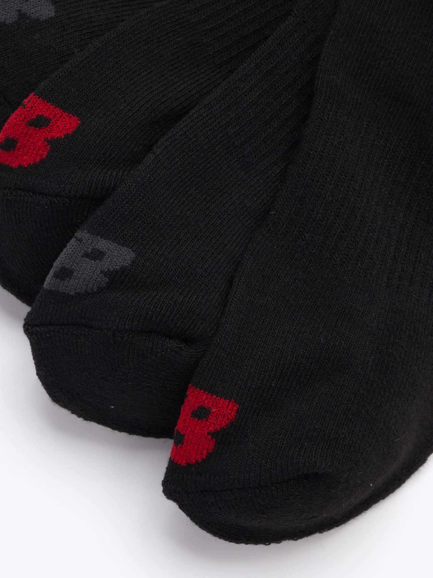 New Balance Men's Low Cut Basic 6-Pack Socks, Size 6-12.5, White/Grey
