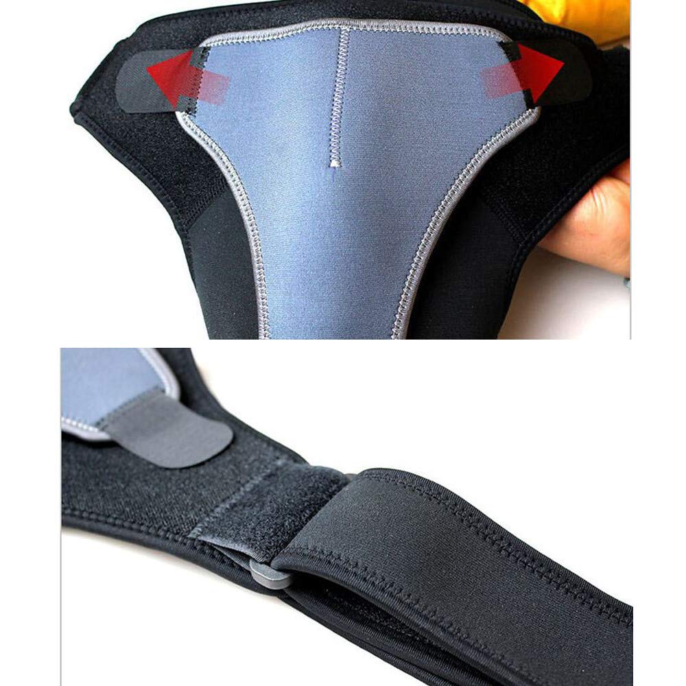 Ksmiley Shoulder Brace for Men and Women Torn Rotator Cuff Compression Sleeve Wrap Arm Strap Immobilizer Support Relief for Sports Shoulder Injuries, Pain, Tendonitis, One Size,Left