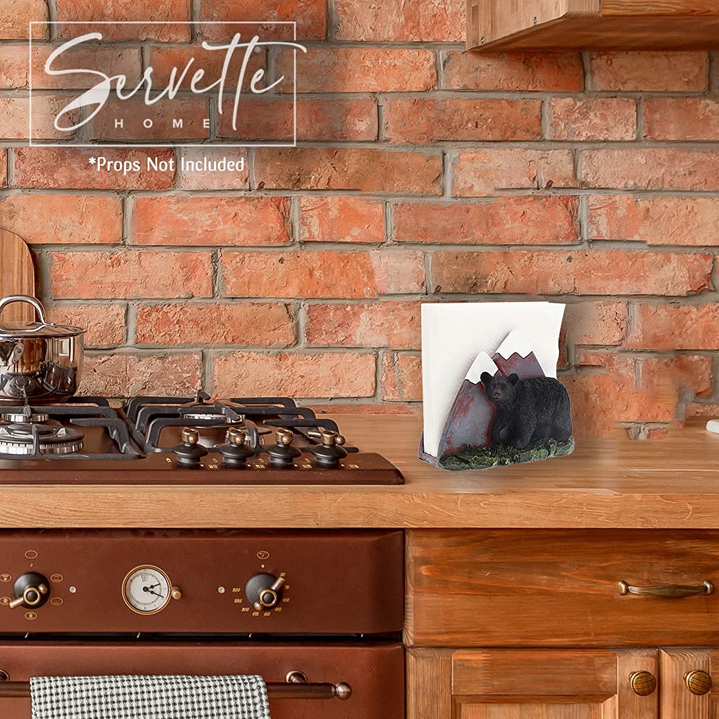 Rustic Napkin Holders for Kitchens - Bear Mountains