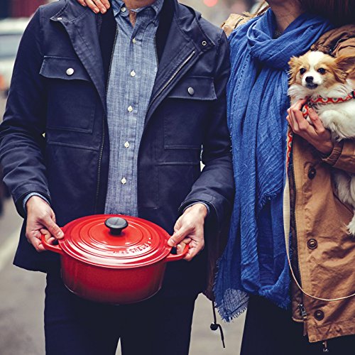 Le Creuset Enameled Cast Iron Signature Round Dutch Oven, 9 qt., Flame