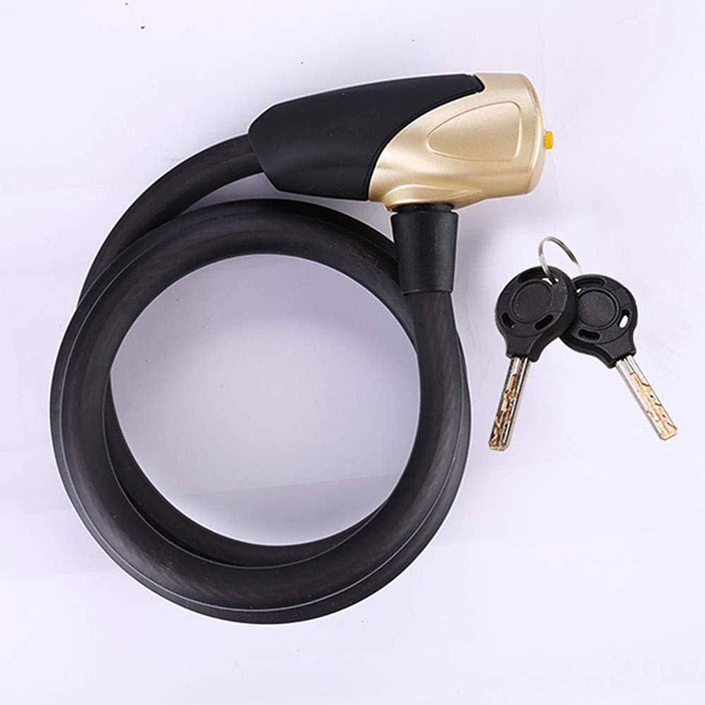 RXLLSY Bicycle Wire Lock, Mountain Bike Anti-Theft Lock, Electric Bike and Motorcycle Cable Lock, Bicycle Lock, Bicycle Accessories