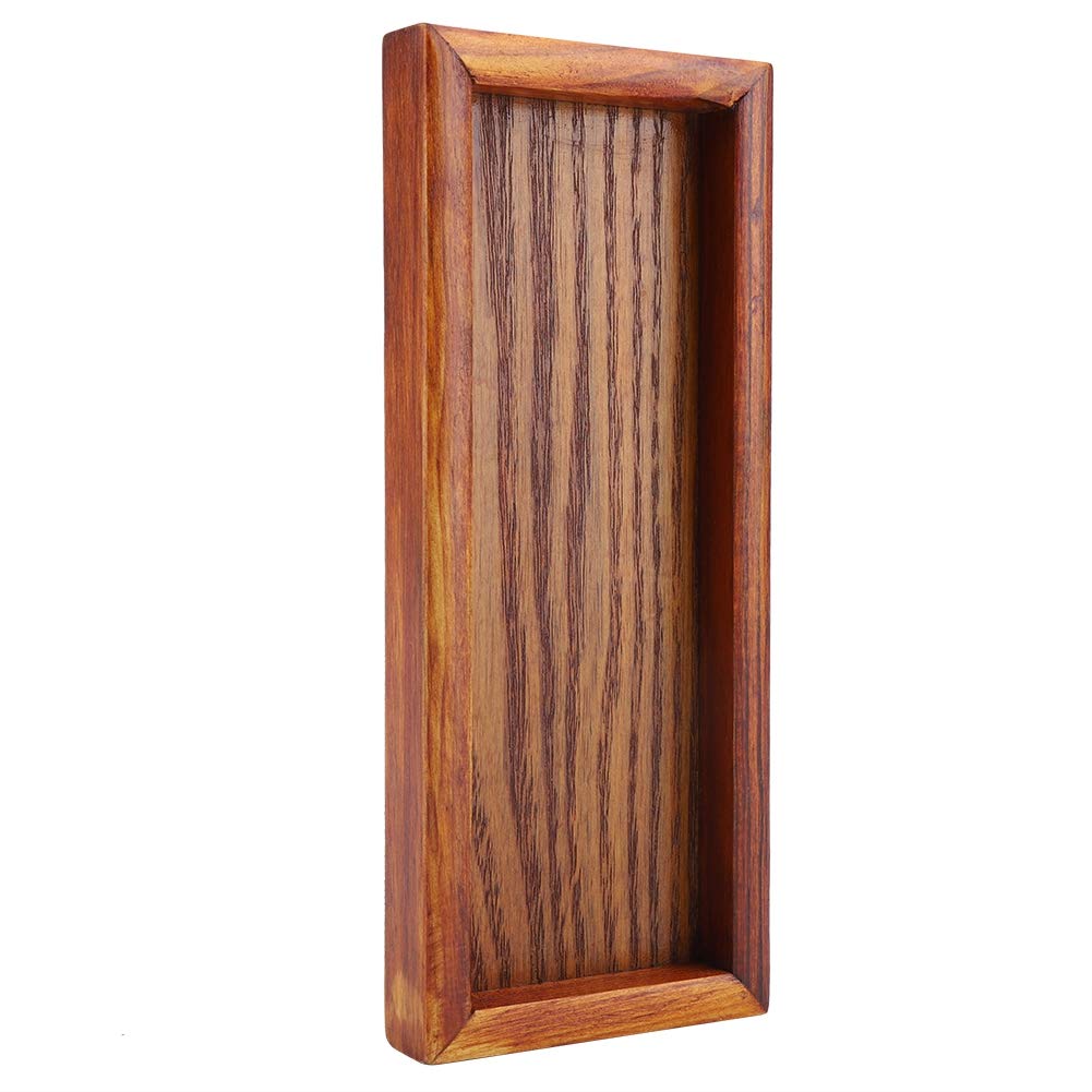 Rectangular Wooden Tray, Serving Tray, Tea Tray, for Snacks at Home(20 * 8cm)