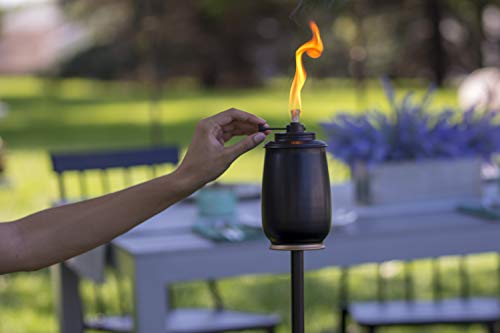 TIKI Brand 1118021 Adjustable Flame Kokomo Metal Torch 65-inch, Black