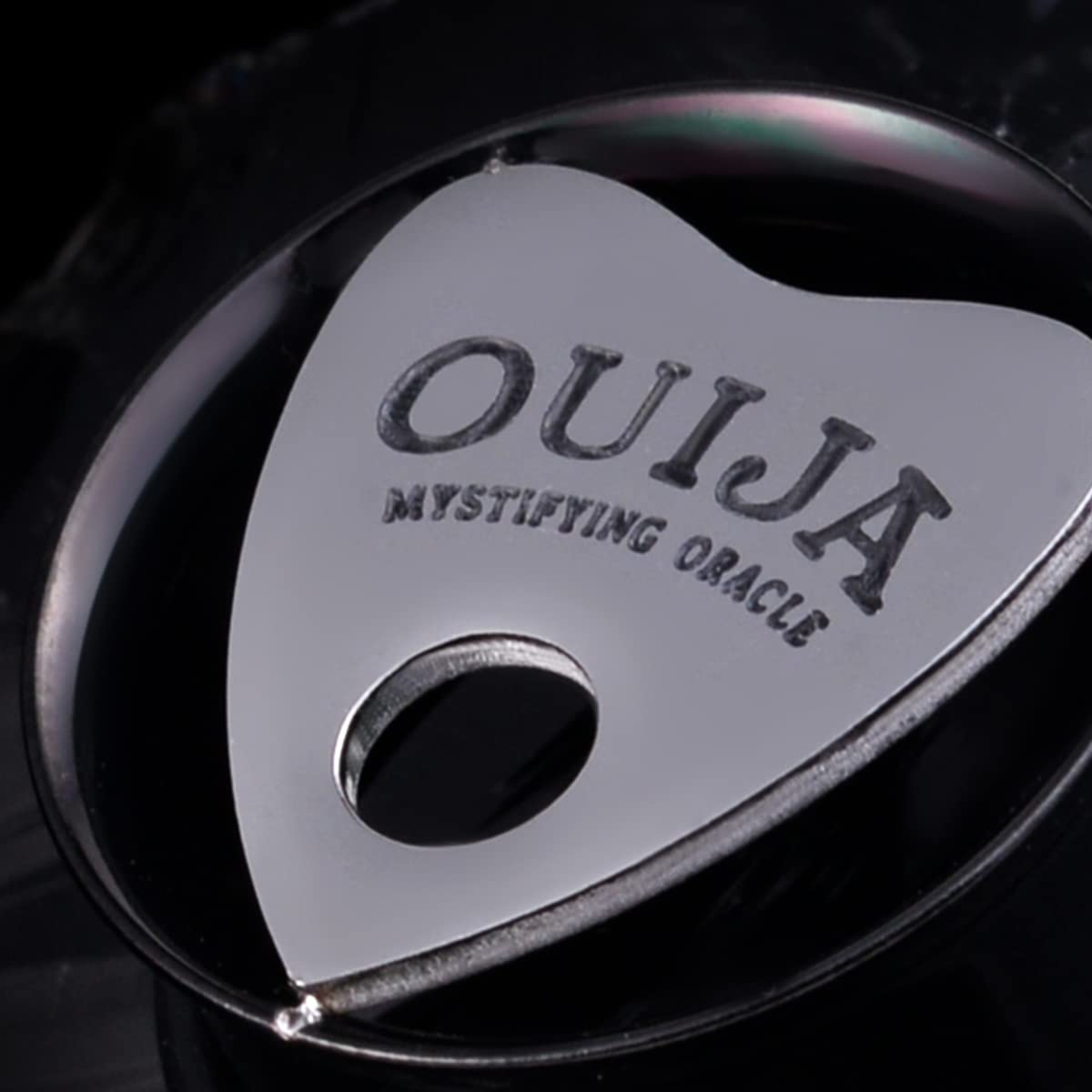 KUBOOZ OUIJA MYSTIFYING ORACLE Pattern Ear Plugs Tunnles Stainless Steel Ear Piercing Jewelry 00G-30mm