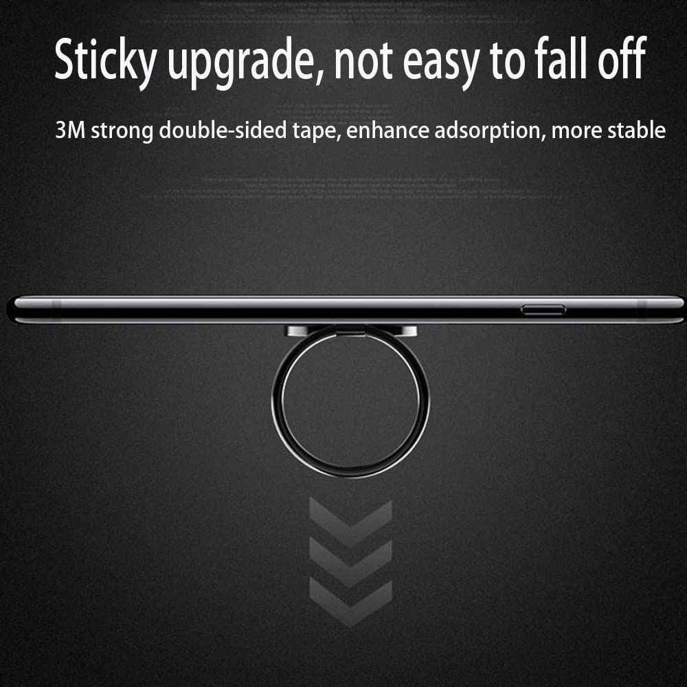 LosruGir for TCL ION X Case, Slim Matte Anti-Scratch Shockproof TPU Soft Edge Bumper Flexible 360 ° Magnetic Rotating Bracket Case Cover with Glass Screen Protector, Black