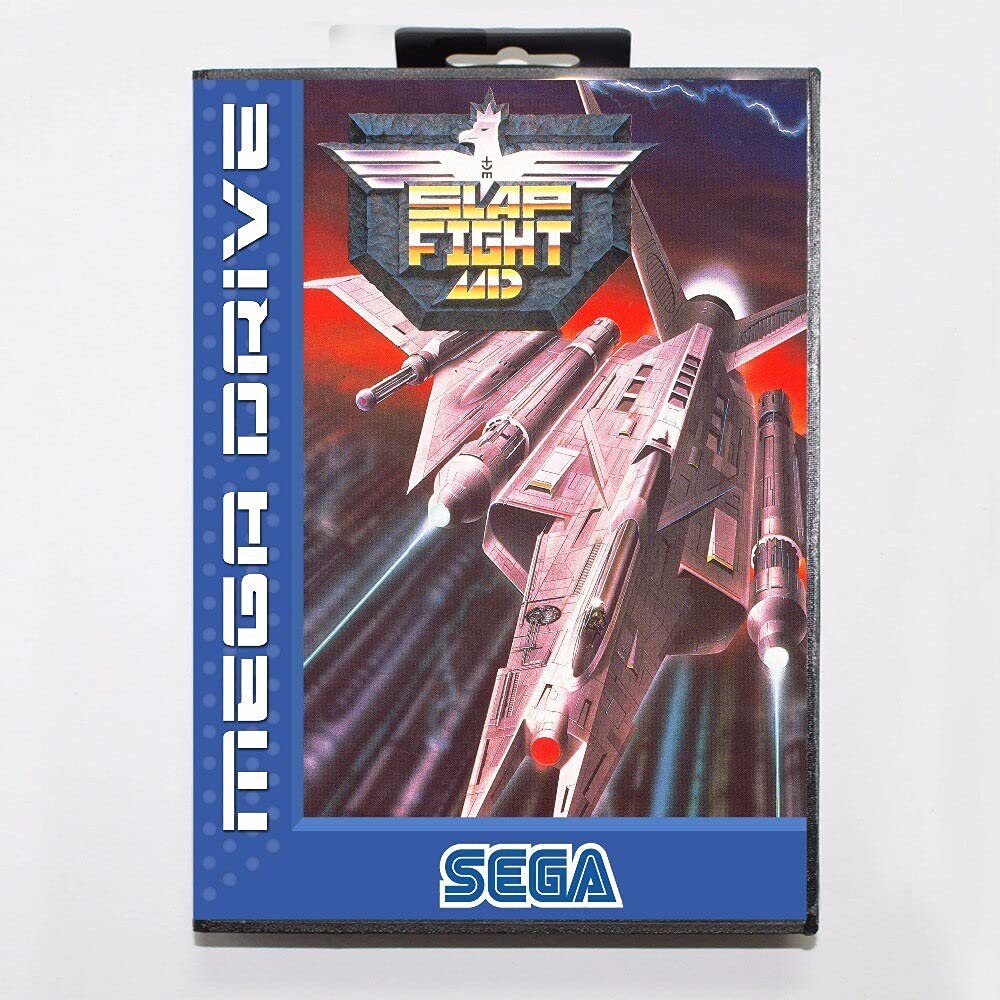 Slap Fight Game Cartridge 16 Bit MD Game Card With Retail Box For Sega Mega Drive For Genesis (Black)