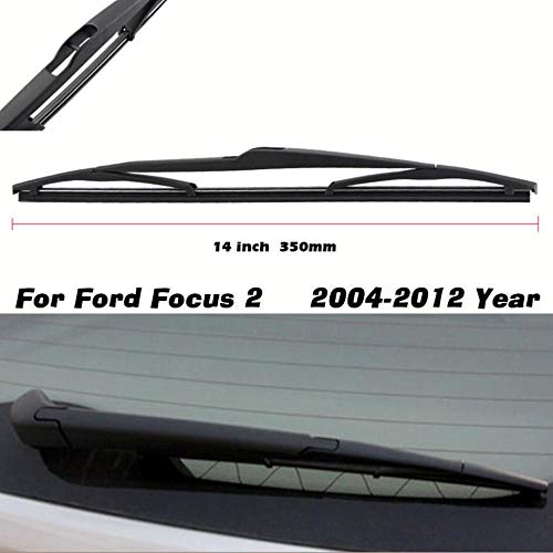 LYSHUI Car Rear Wiper Blade Auto Windshield Windscreen Rear Window Blades,for Ford Focus 2 MK2 2004-2011 for Ford Focus 3 MK3 2012-2017