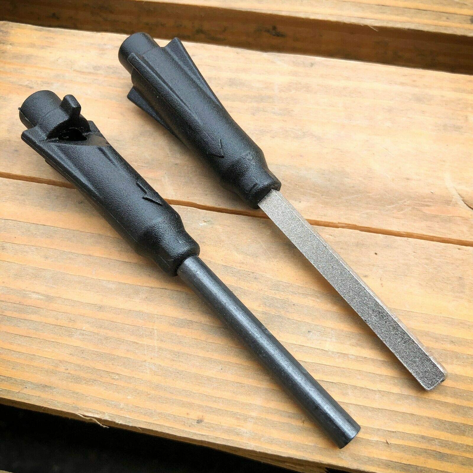 S.S. Fixed Knives 12.5inch Fixed Blade Hunting Army Survival Knife W Fire Starter