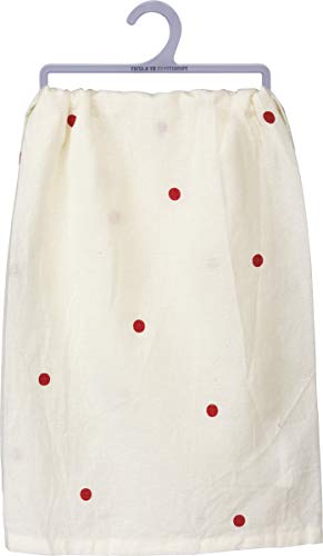 Primitives by Kathy Decorative Kitchen Towel - Christmas Wishes Mistletoe Kisses