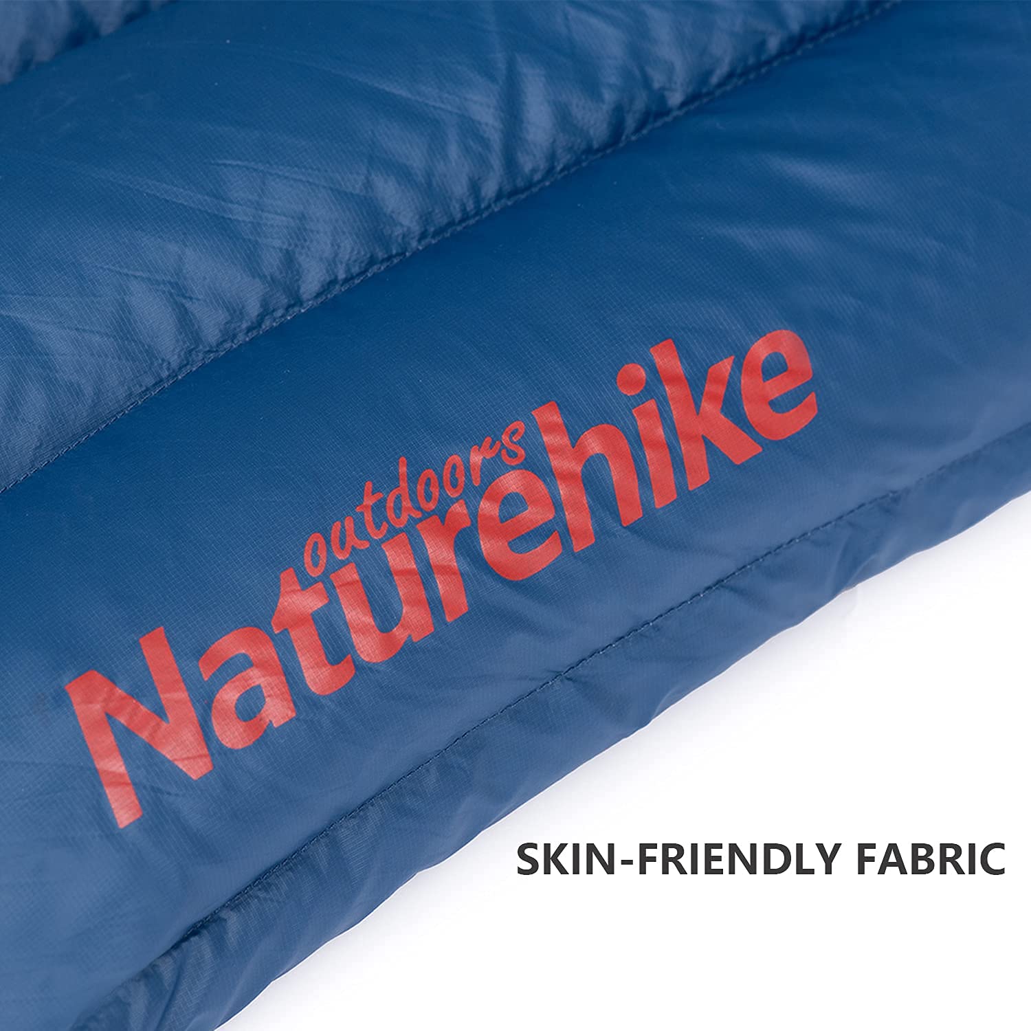 Naturehike Down Sleeping Bag 800 Fill Power Lightweight Compact for Backpacking Camping Hiking Traveling with Compression Sack (Dark Blue(42.8℉), Large(78.7" L x31.5 W))