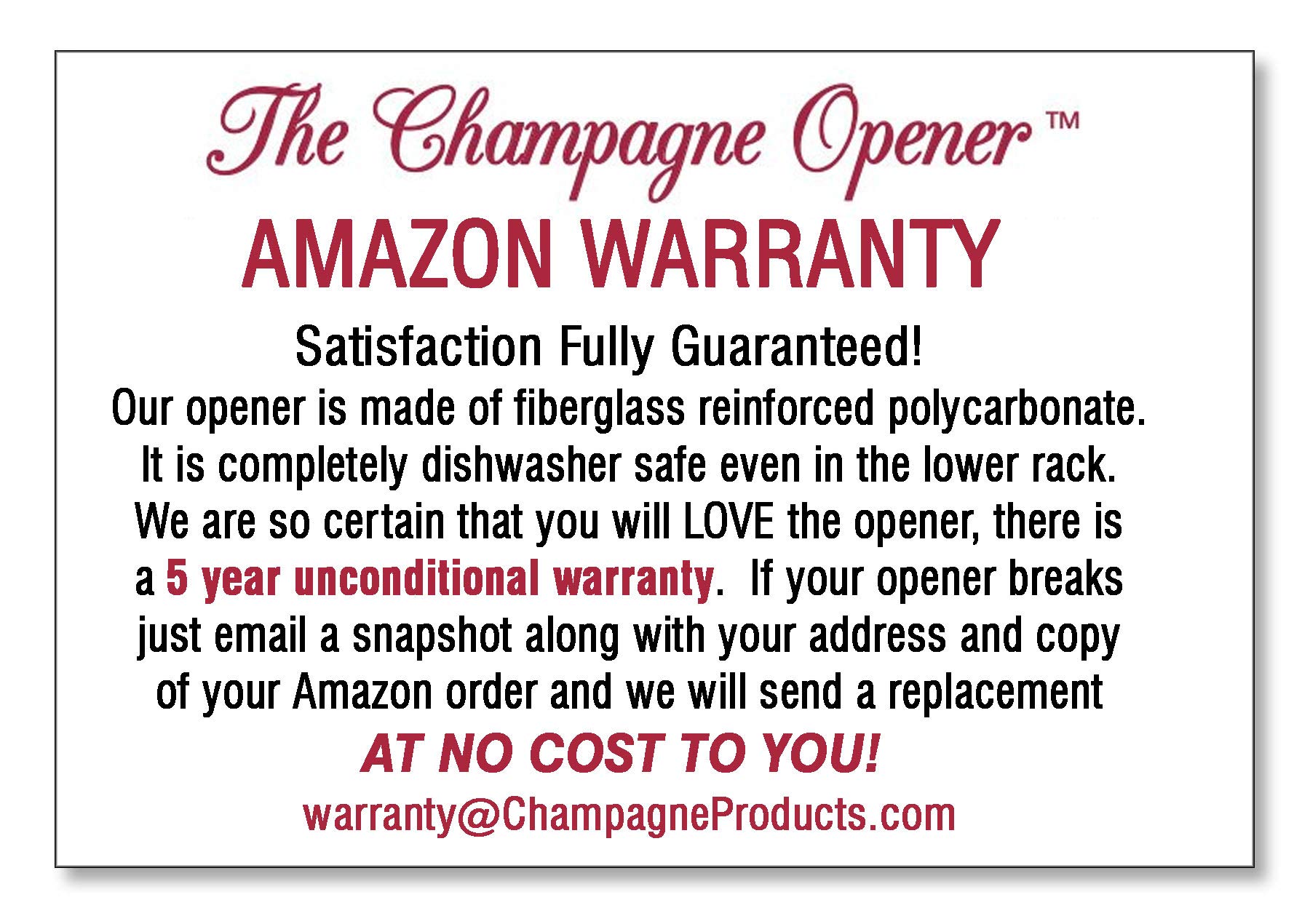 The Champagne Opener - Black in Gift Box
