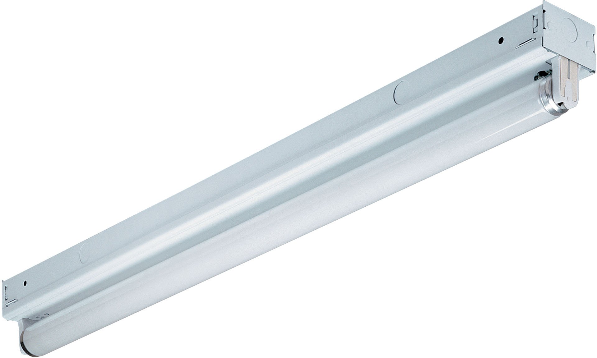 Lithonia Lighting MNS8 1 120 RE M6 Fluorescent Lighting Fixture-T8 lamp, 32 watts, 4 Foot, White