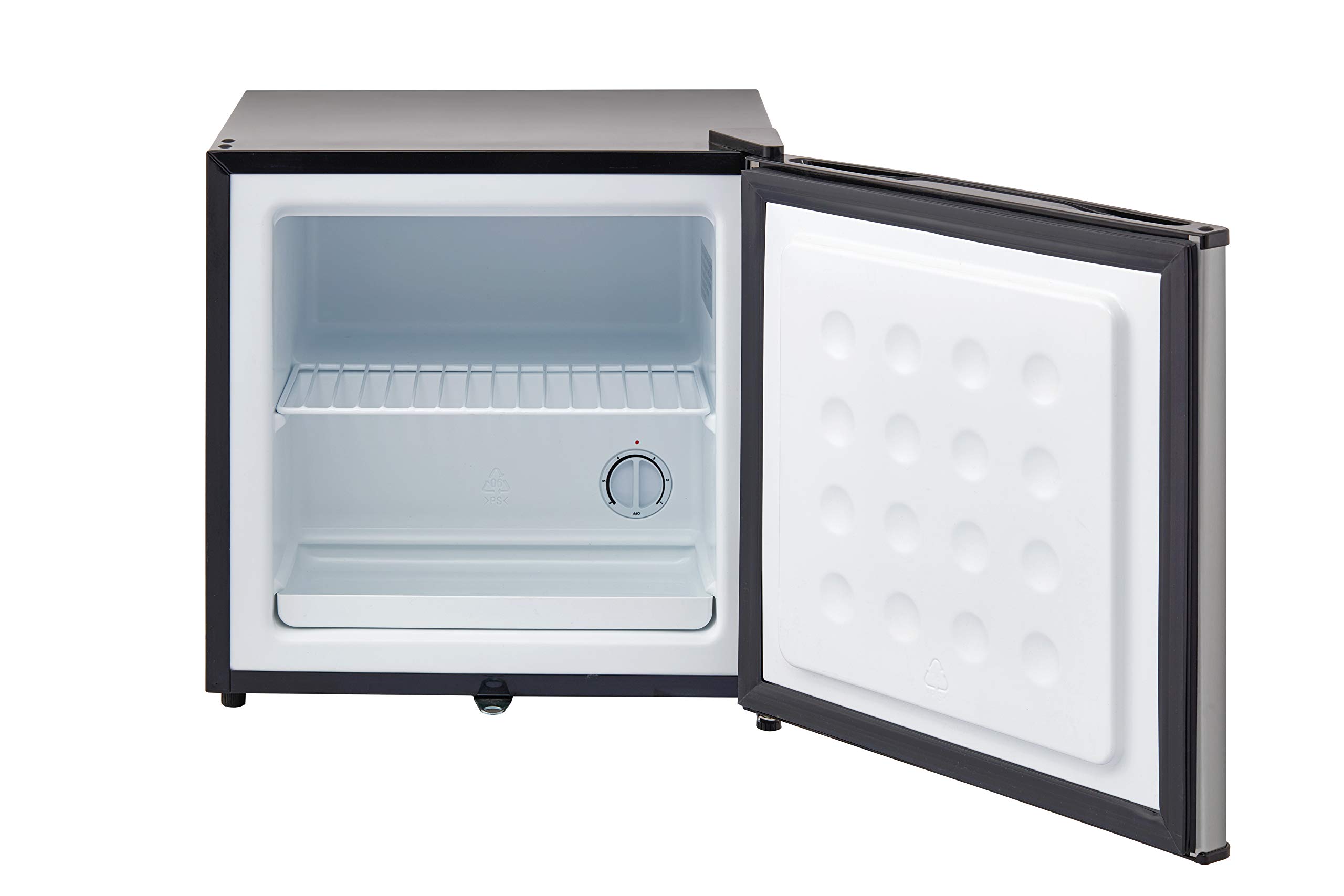 Midea MRU01M3ASL Freezer, 1.1 Cubic Feet, Stainless Steel, 30 Pounds