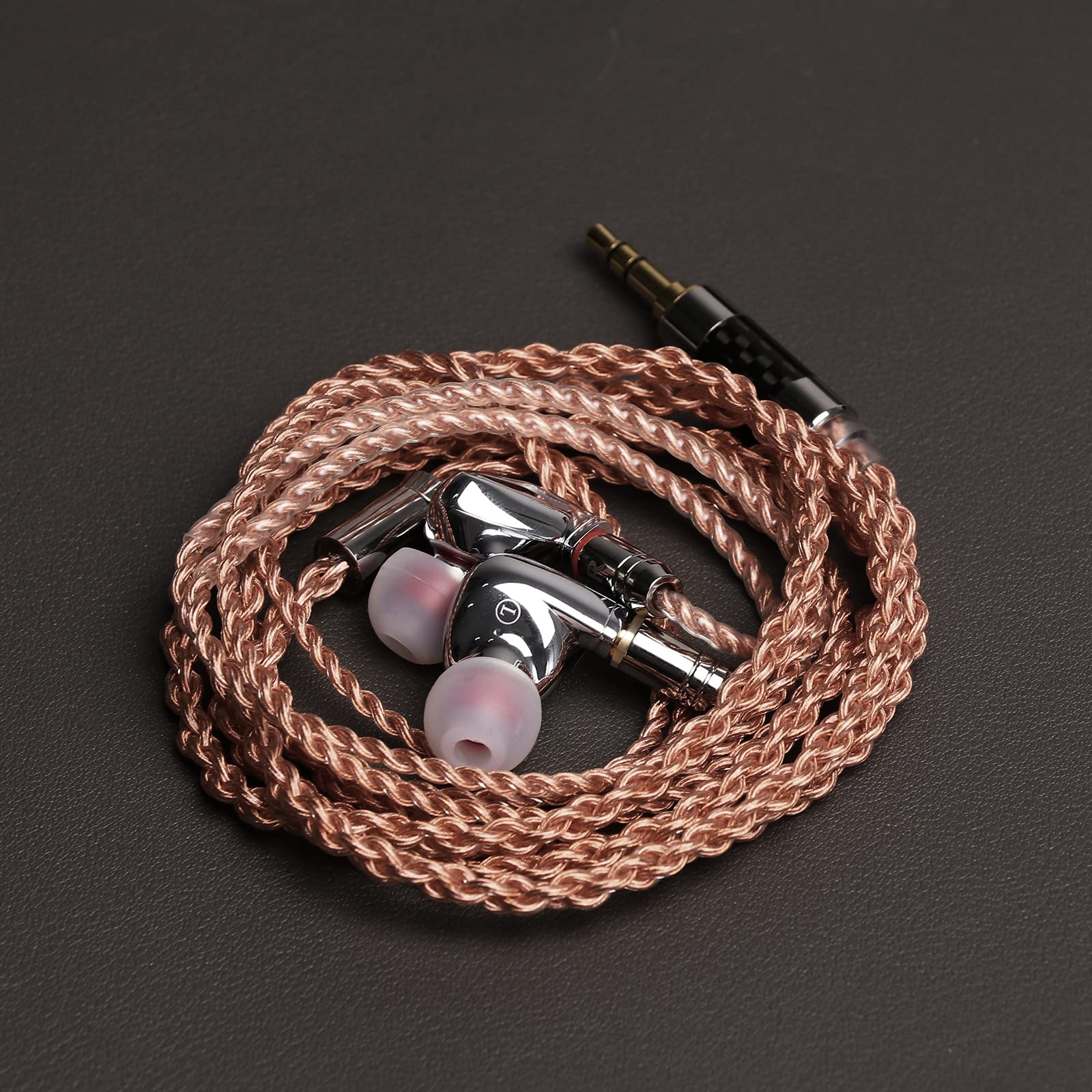 Linsoul TINHIFI P1 Plus 10mm Planar-Diaphragm Driver HiFi in-Ear Earphones with Detachable OFC MMCX Cable for Audiophiles Musicians