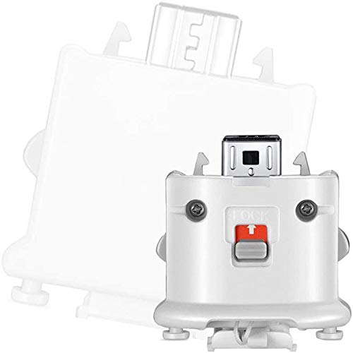 NOPOINO Wii Motion Plus Adapter - Remote Motion Plus Sensor Accelerator Compatible with Wii Remote Controller (White 1 pcs)