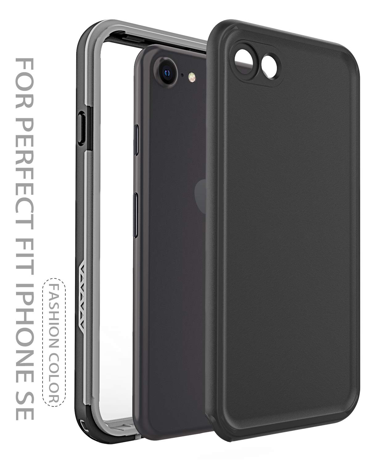 LOVE BEIDI iPhone 8 7 Waterproof Case Cover Built-in Screen Protector Fully Sealed Life Shockproof Snowproof Underwater Protective Cases for iPhone 8 7-4.7" (Purple/Rose/Orchid)