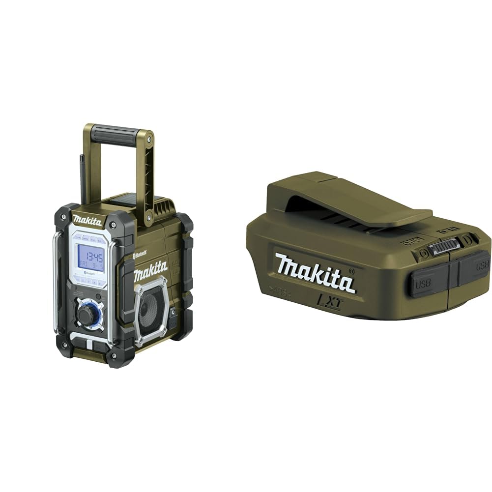 Makita ADRM06 Outdoor Adventure 18V LXT Bluetooth Radio, Tool Only with Bonus Outdoor Adventure 18V LXT Cordless Power Source