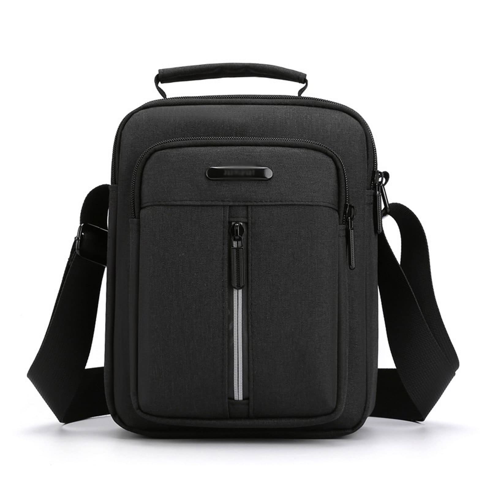 STRTT Single Shoulder Bag Handbag Multi Function Outdoor Leisure Messenger Bag (Color : Black)