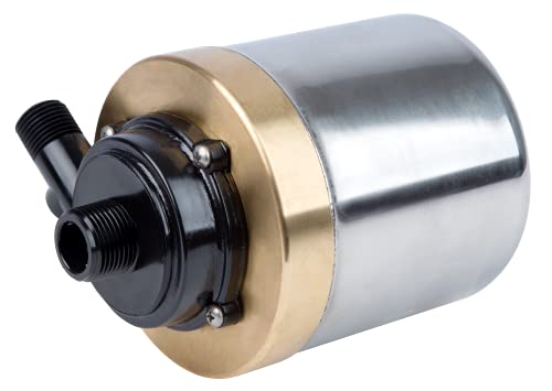 Little Giant 517006 Stainless Steel 580GPH Pump with 20-Feet Cord, Bronze, S580T-20