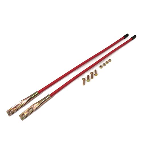 The ROP Shop | Pack of 4 - Set of 27-inch Universal Plow Blade Guide for Boss Sport Duty, HTX