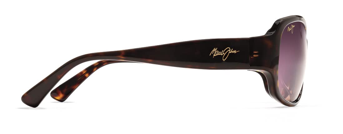 Maui Jim Women's Nalani Polarized Fashion Sunglasses, Dark Tortoise/Maui RoseĀ®, Medium