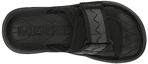 Merrell Women's Hut Ultra Slide Sandal, Black/Black, 7