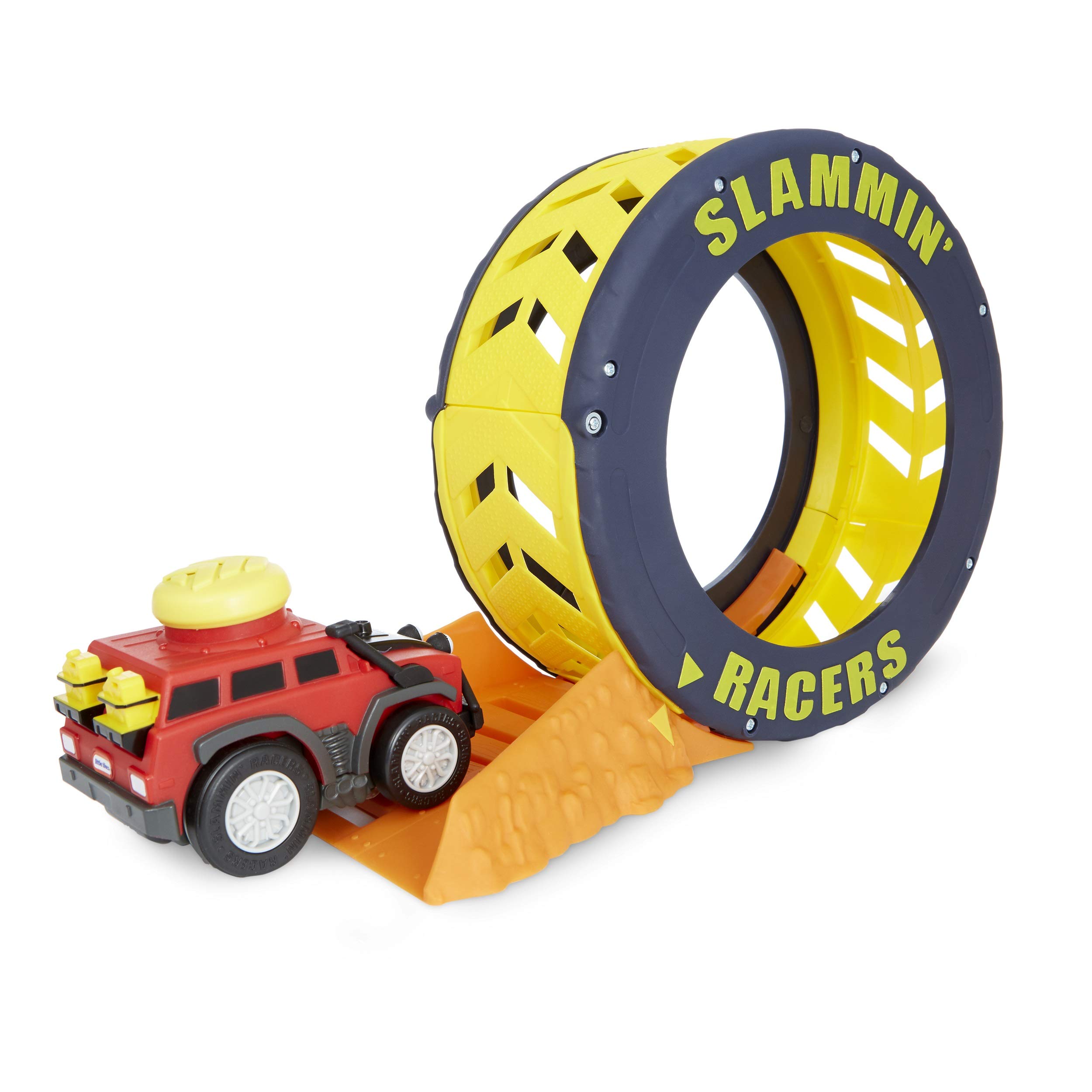 Little Tikes Slammin' Racers Turbo Tire Playset & Vehicle with Sounds