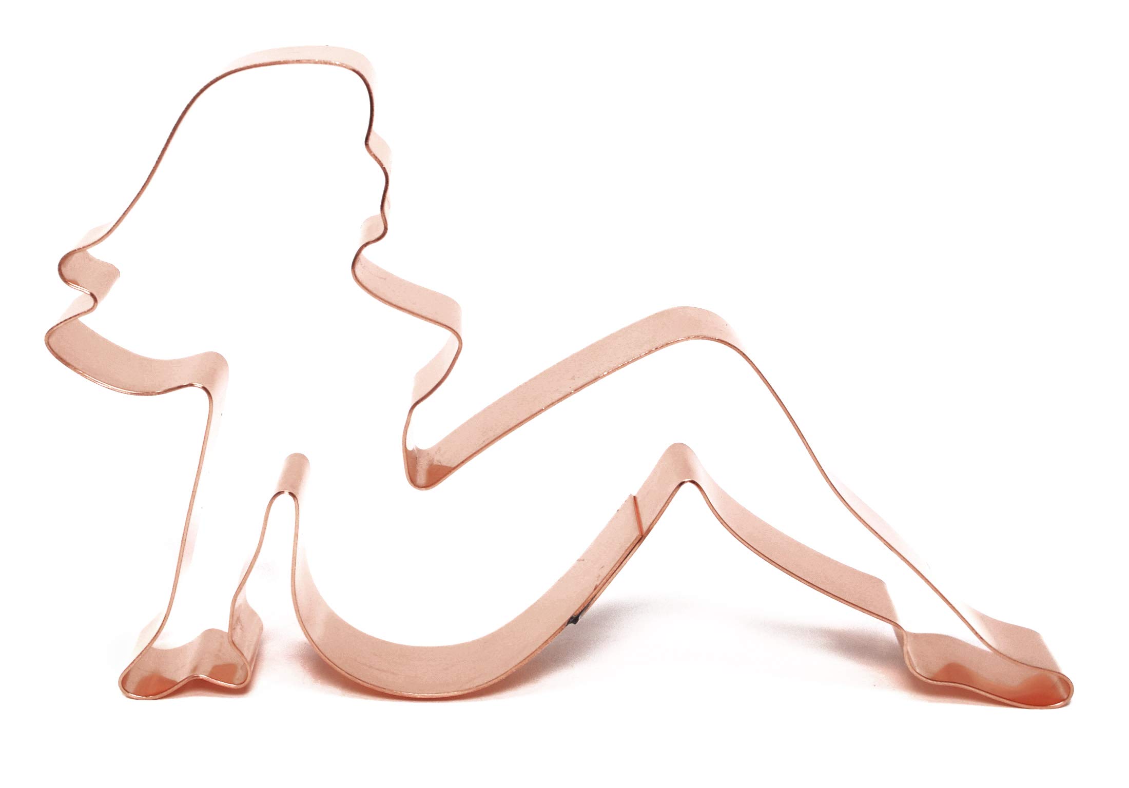 Sexy Mudflap Girl Copper Cookie Cutter by The Fussy Pup