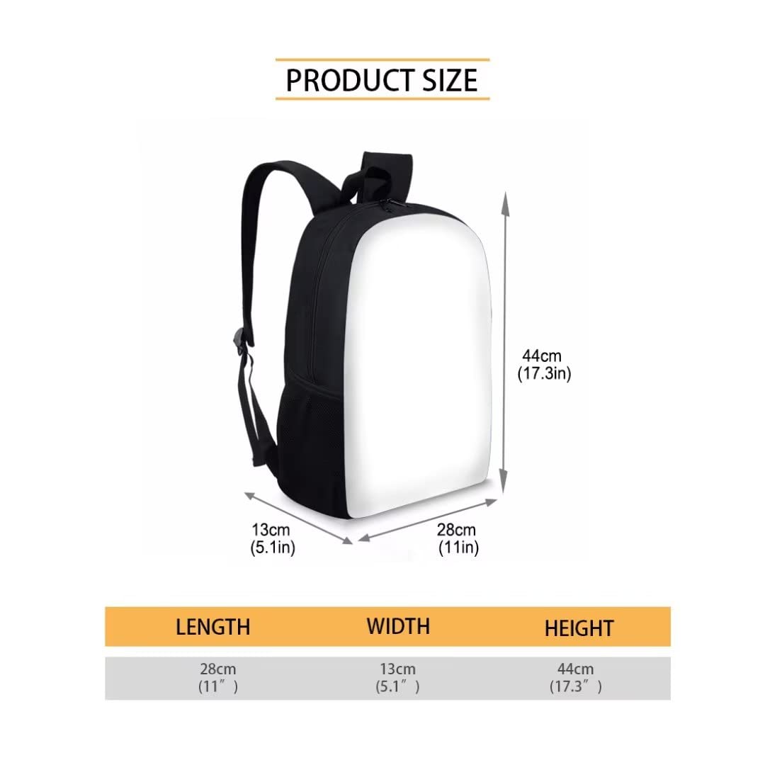 PCSJRKG School Bus Backpack Lightweight Children's Cartoon Backpack Set with Lunch Bag, Knapsack Set for Girls and Boys, Large Casual School Bag Set for Primary School Students