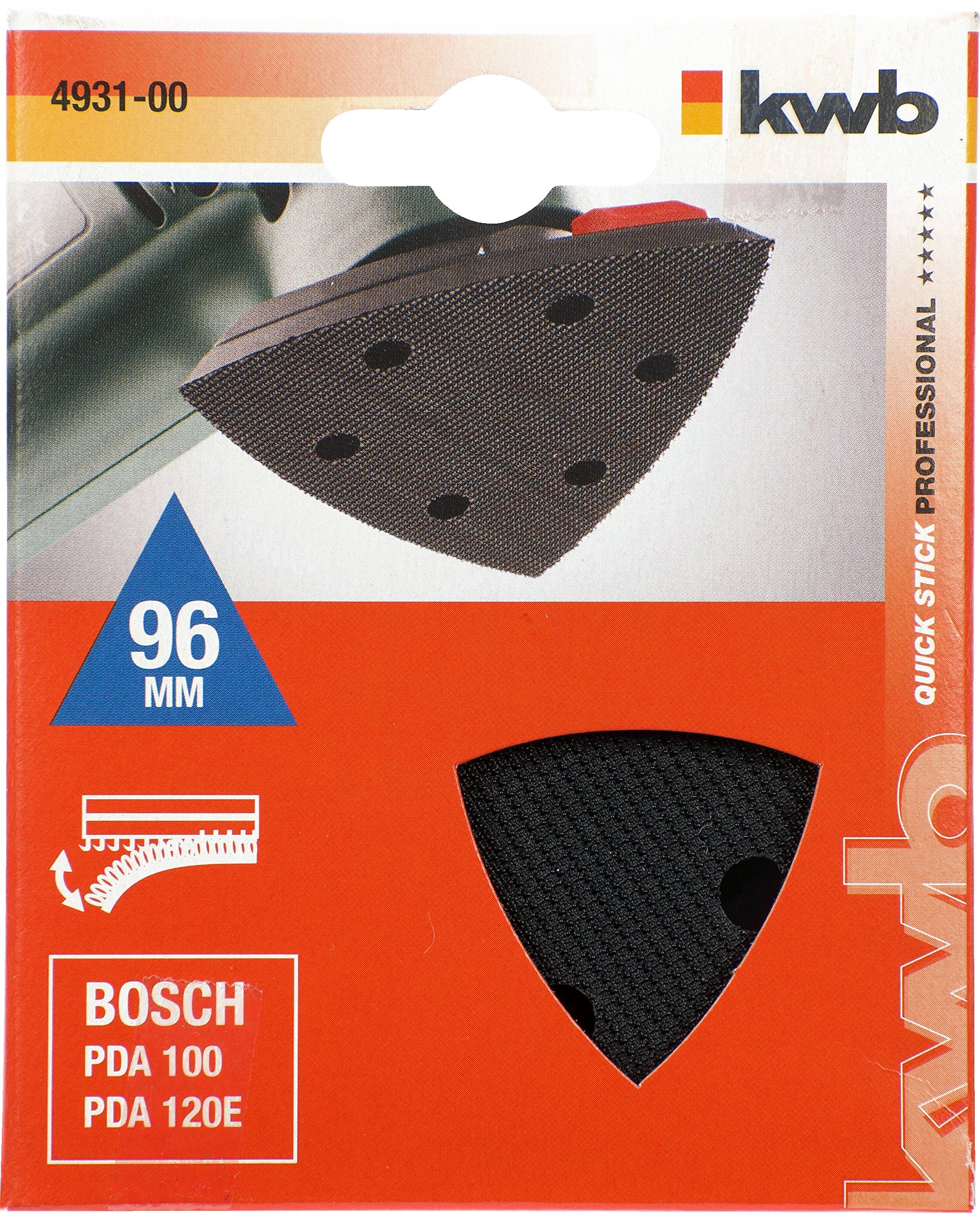 kwb 493100 4931-00 Quick-Stick Adhesive Backing pad, Perforated, Bosch Delta Sander 100, PDA 120 E