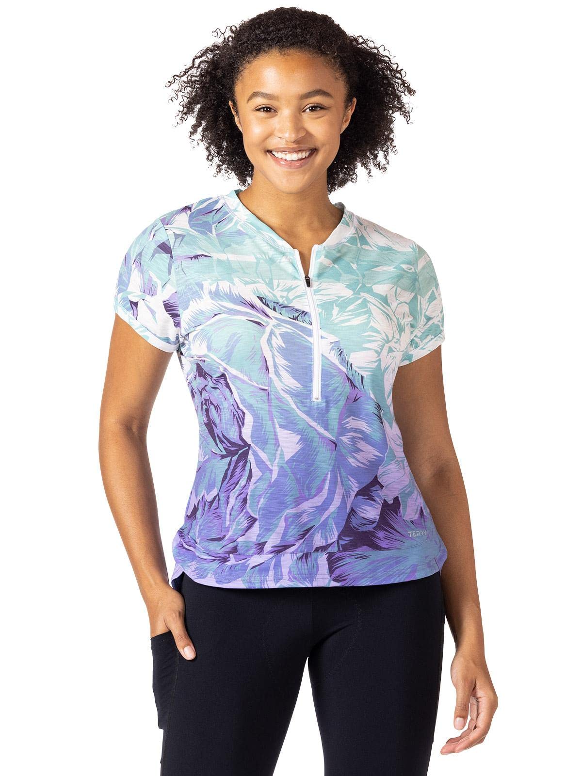 Terry Bicycles Wayfarer Short-Sleeve Jersey - Women's Viola, L