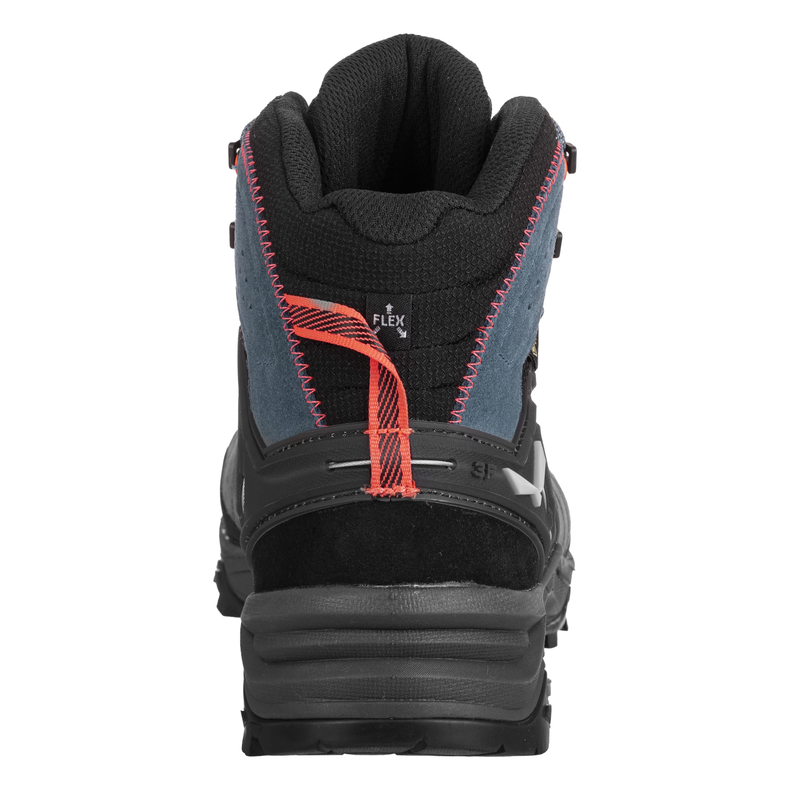 Salewa Women's Alp Trainer 2 Mid Gore-Tex Waterproof GTX Hiking Boot - Java blue/Fluo Coral - 7